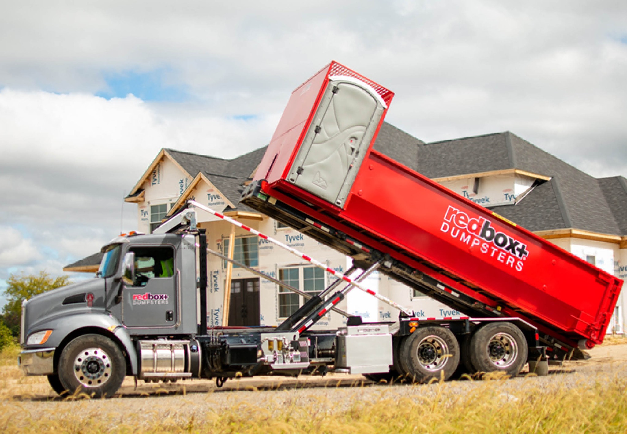 One Rental, Two Solutions: Dumpsters with Portable Toilets | redbox+ ...