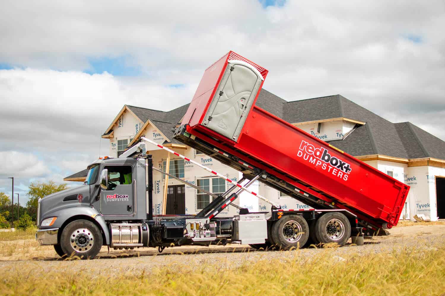 Portable Toilet Rental & Dumpster Combo | redbox+ Dumpsters of Orlando