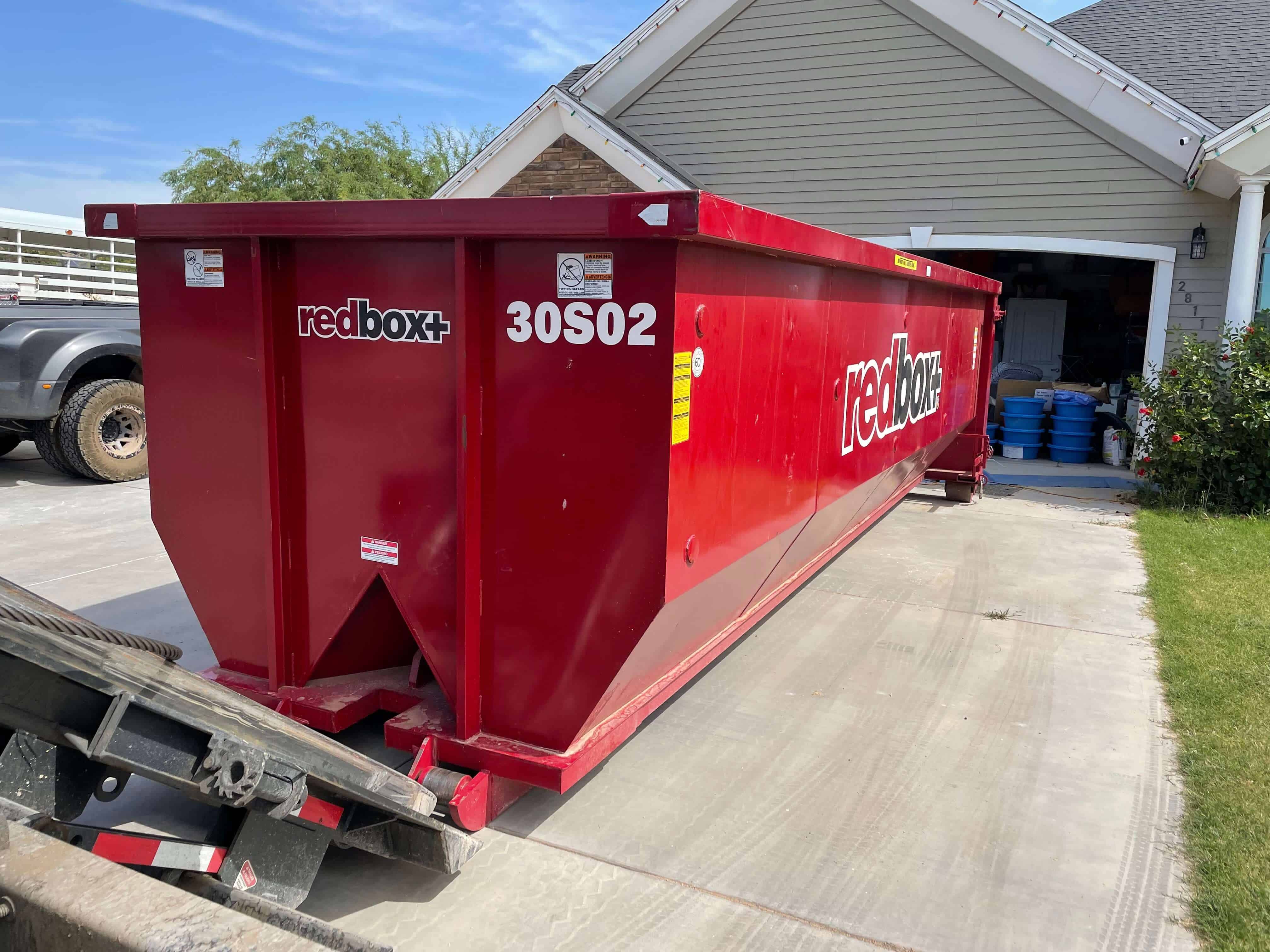 Standard Dumpster Rental | redbox+ Dumpsters of Phoenix Southeast Valley