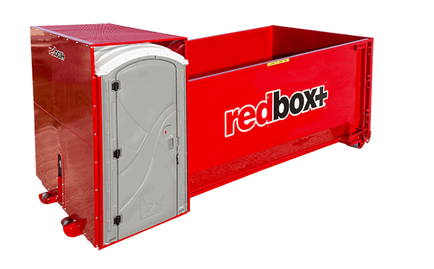 Portable Toilet Rental & Dumpster Combo | redbox+ Elite