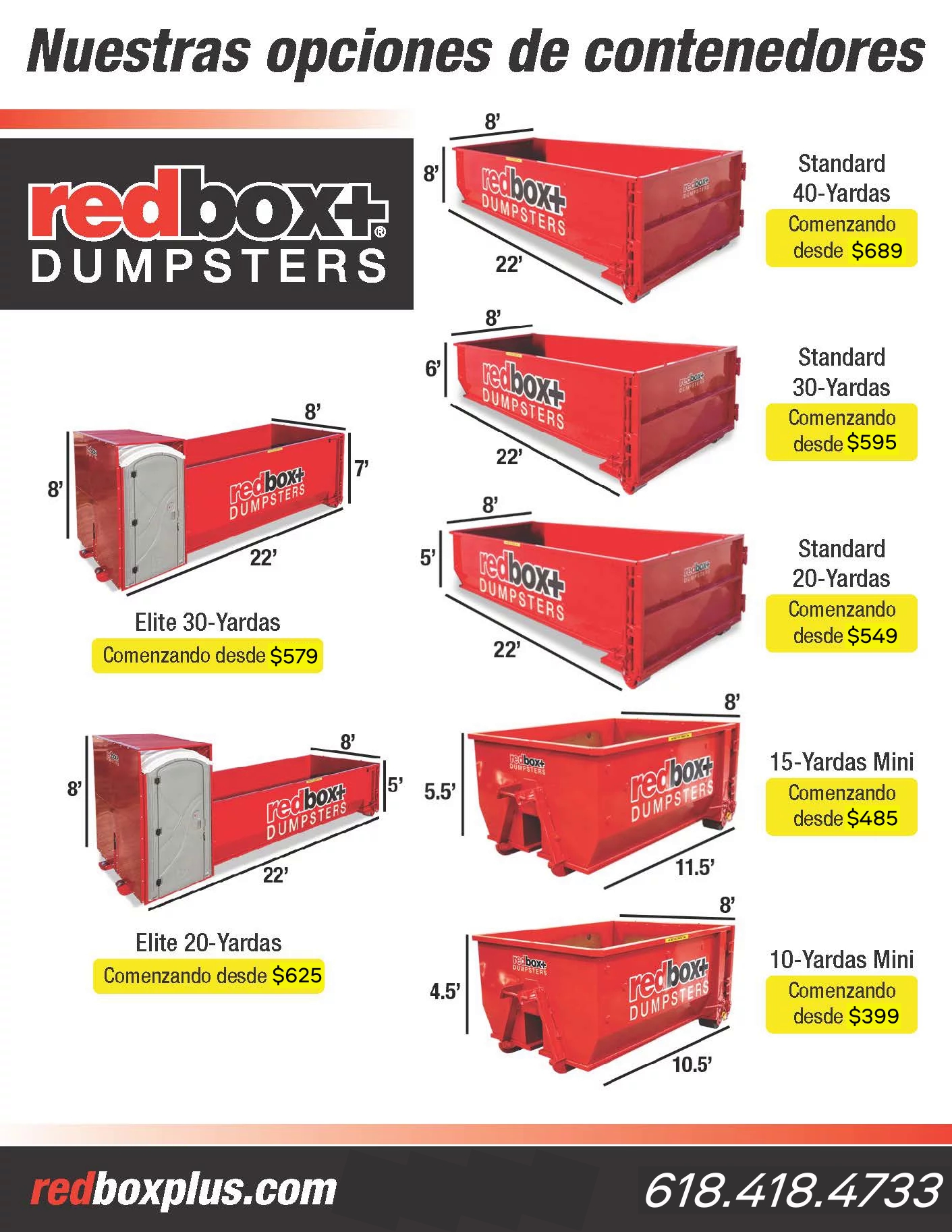 Rolloff Dumpster Rental St. Louis Metro East | Redbox Plus