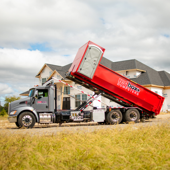 Portable Toilet Rental & Dumpster Combo | redbox+ Dumpsters