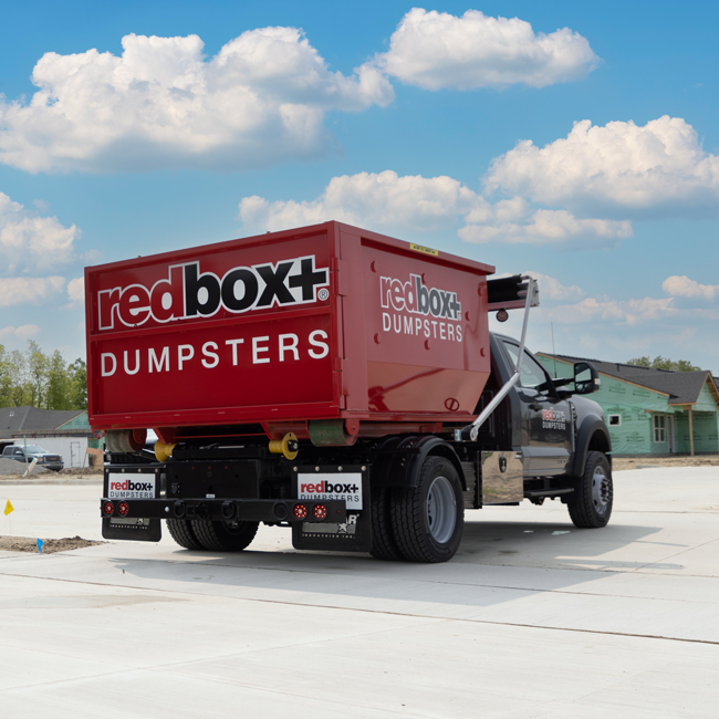 Small Roll-Off Dumpsters | The Mini | redbox+ Dumpsters